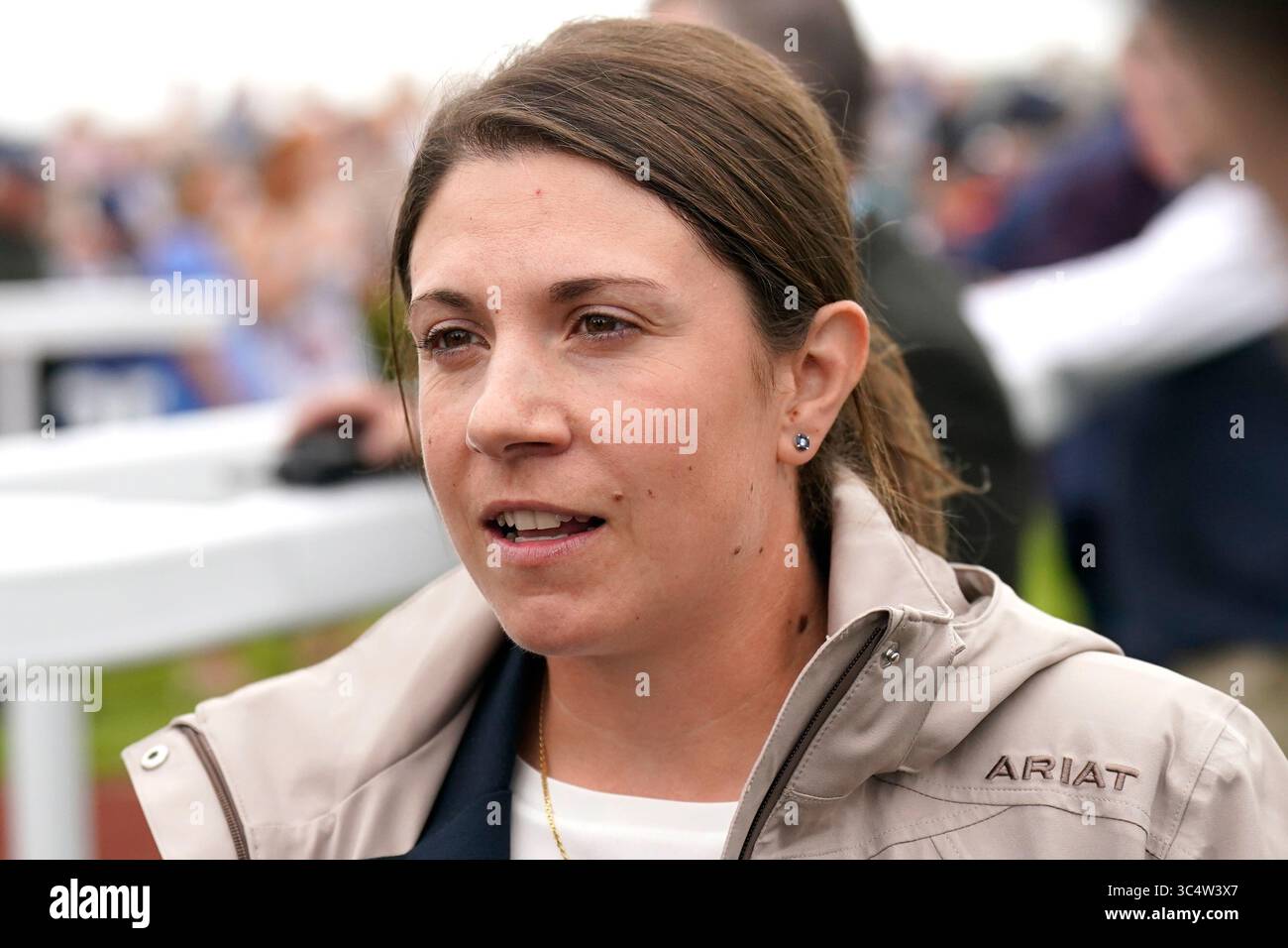 Trainer Natalia Lupini after seeing jockey James Anthony 'Seamie ...