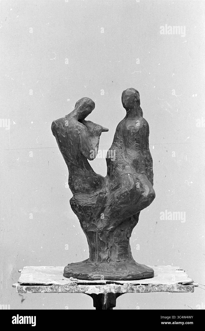 Two seated figures engaged Black and White Stock Photos & Images - Alamy