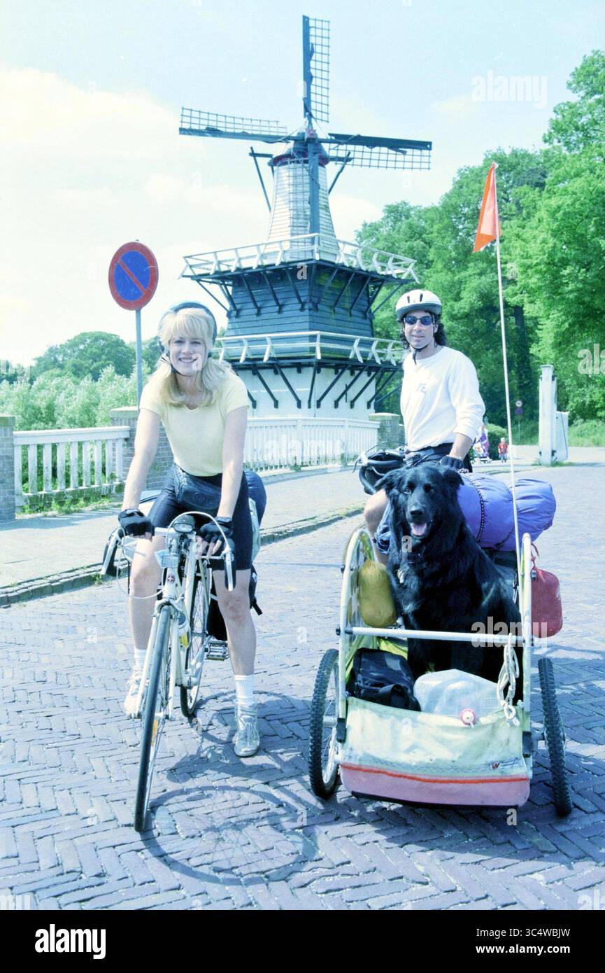 Family bike trailer netherlands hi-res stock photography and images - Alamy