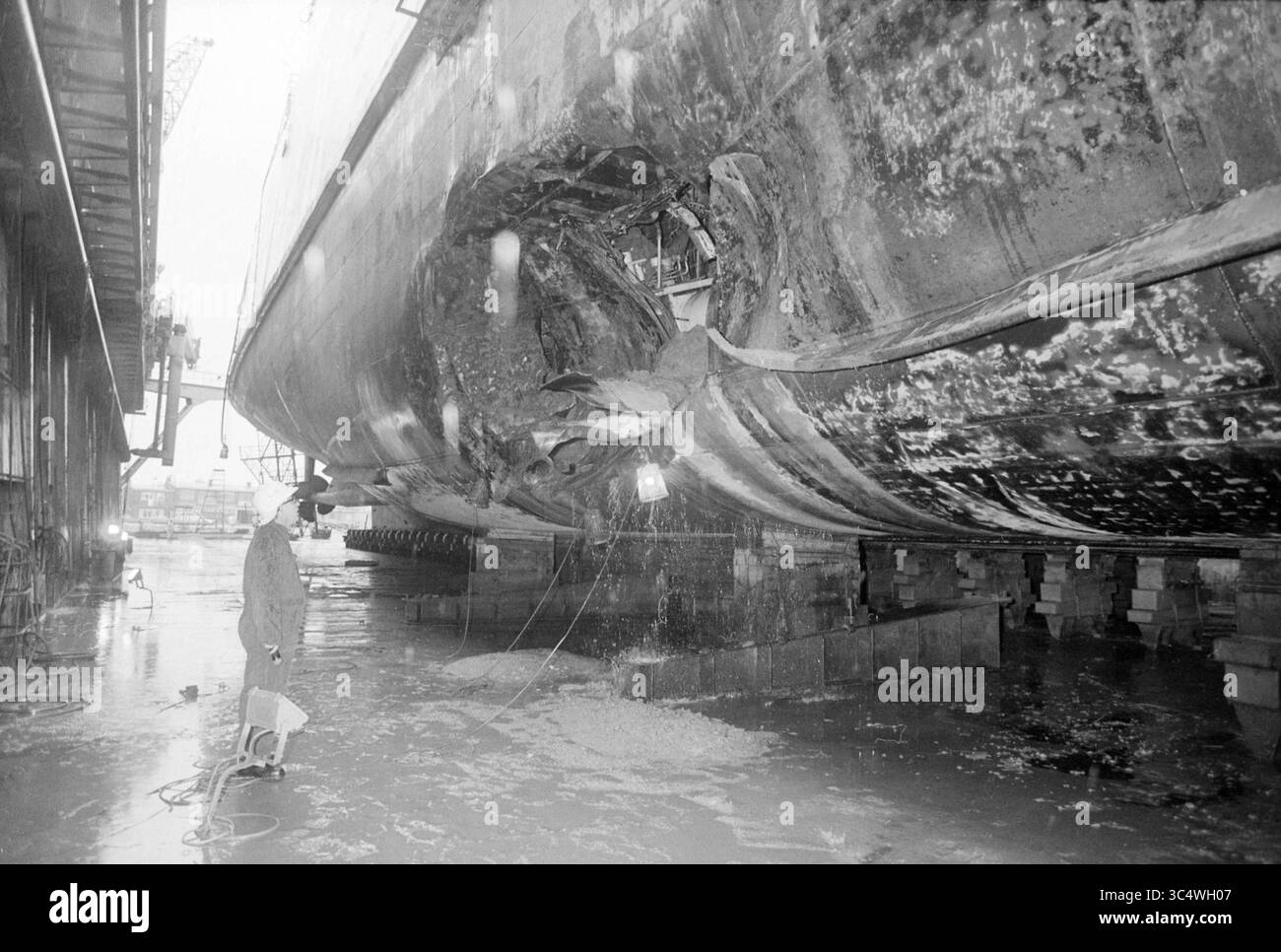 Revealing significant hull damage hi-res stock photography and images ...