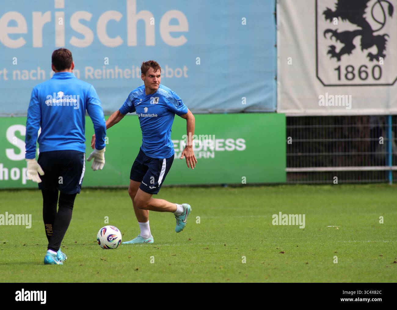 Max christiansen tsv 1860 munchen mit ball hi-res stock photography and ...
