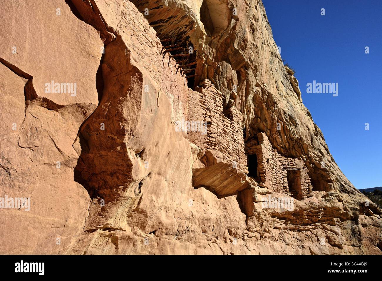 Ancient Target Ruin with Painted Symbol in Utah’s Cedar Mesa Stock ...