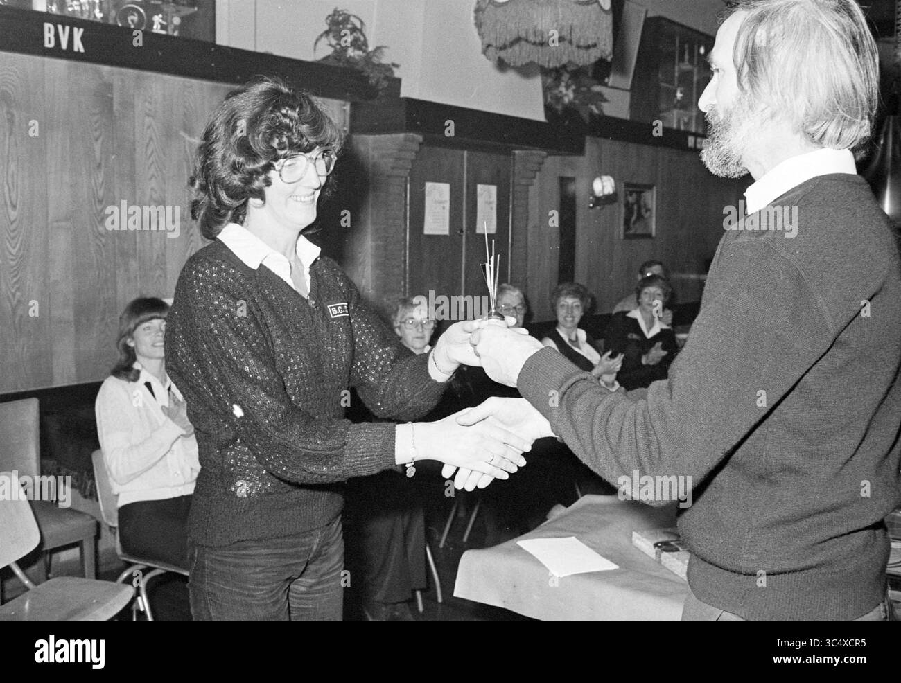 Celebratory smiles Black and White Stock Photos & Images - Alamy