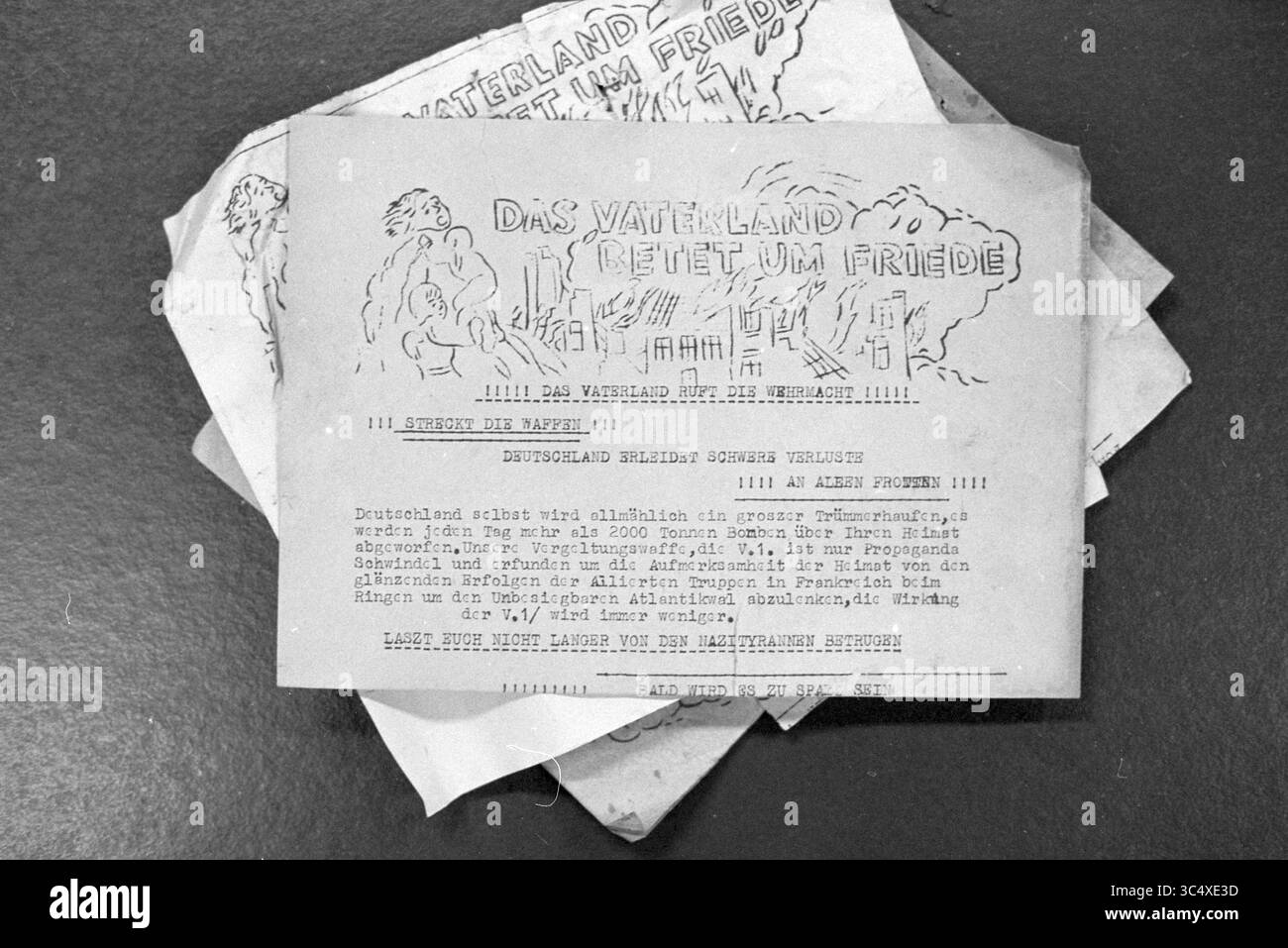 German stencil from WWII, 16-12-1991 Whizgle News, Dutch Desk, The ...
