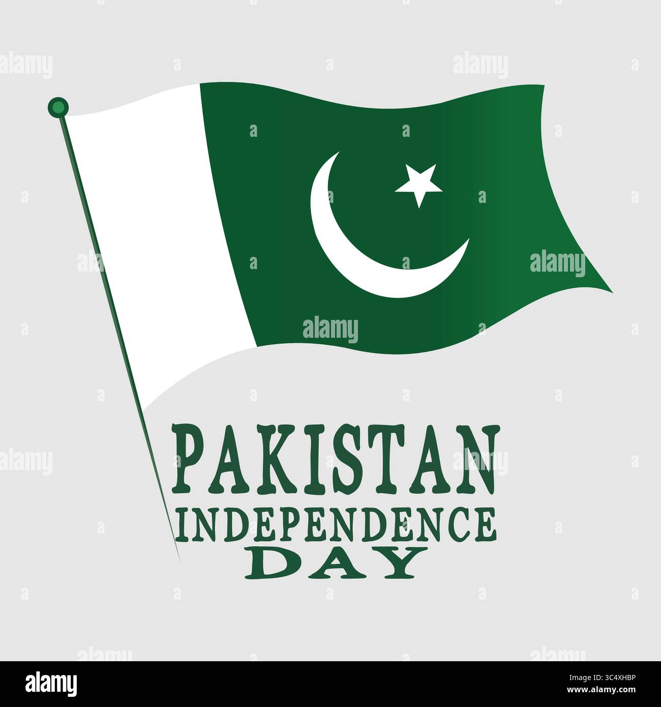 Pakistan day celebration illustration Stock Vector Images - Alamy