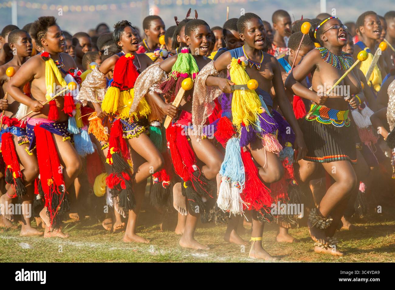Zulu maidens hi-res stock photography and images - Alamy