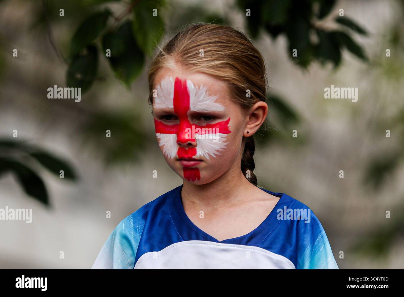 Fans arrive at The Mall prior to England Women's Euros Victory Parade ...