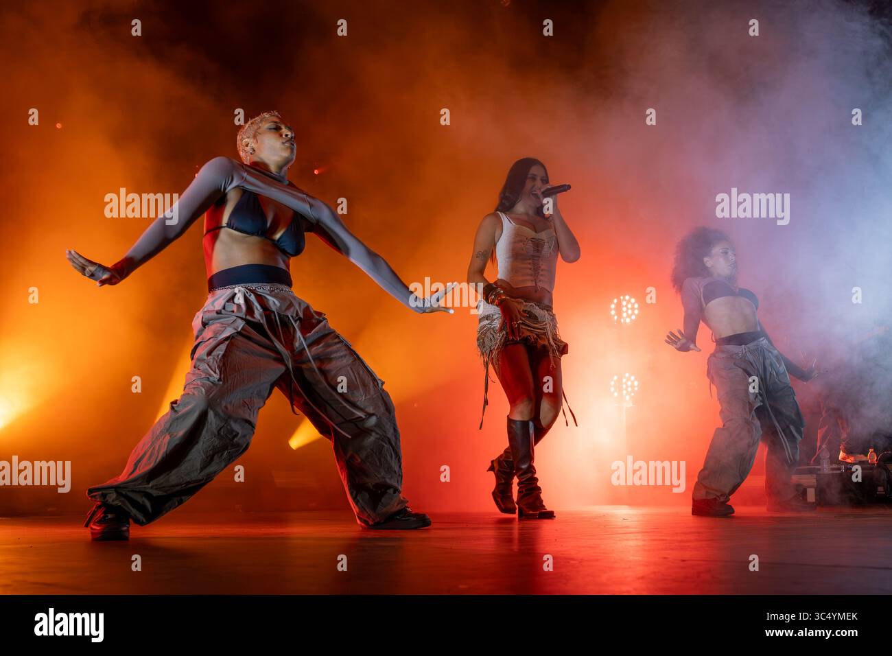 Gaia, stage name of Gaia Gozzi on stage during her live concert at ...