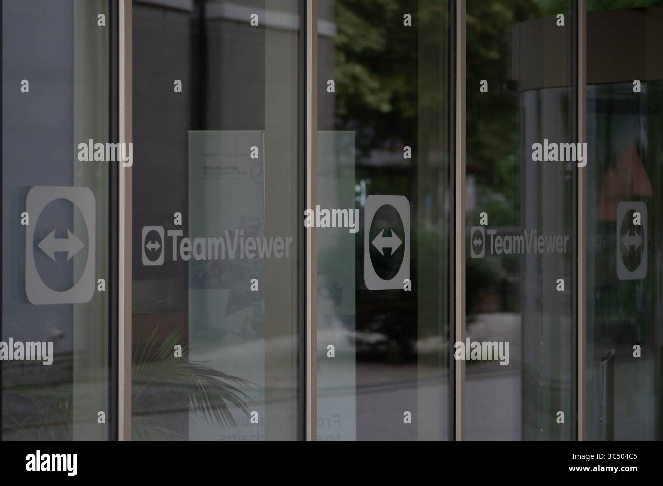 29 July 2025, Baden-Württemberg, Göppingen: The TeamViewer logo can be ...