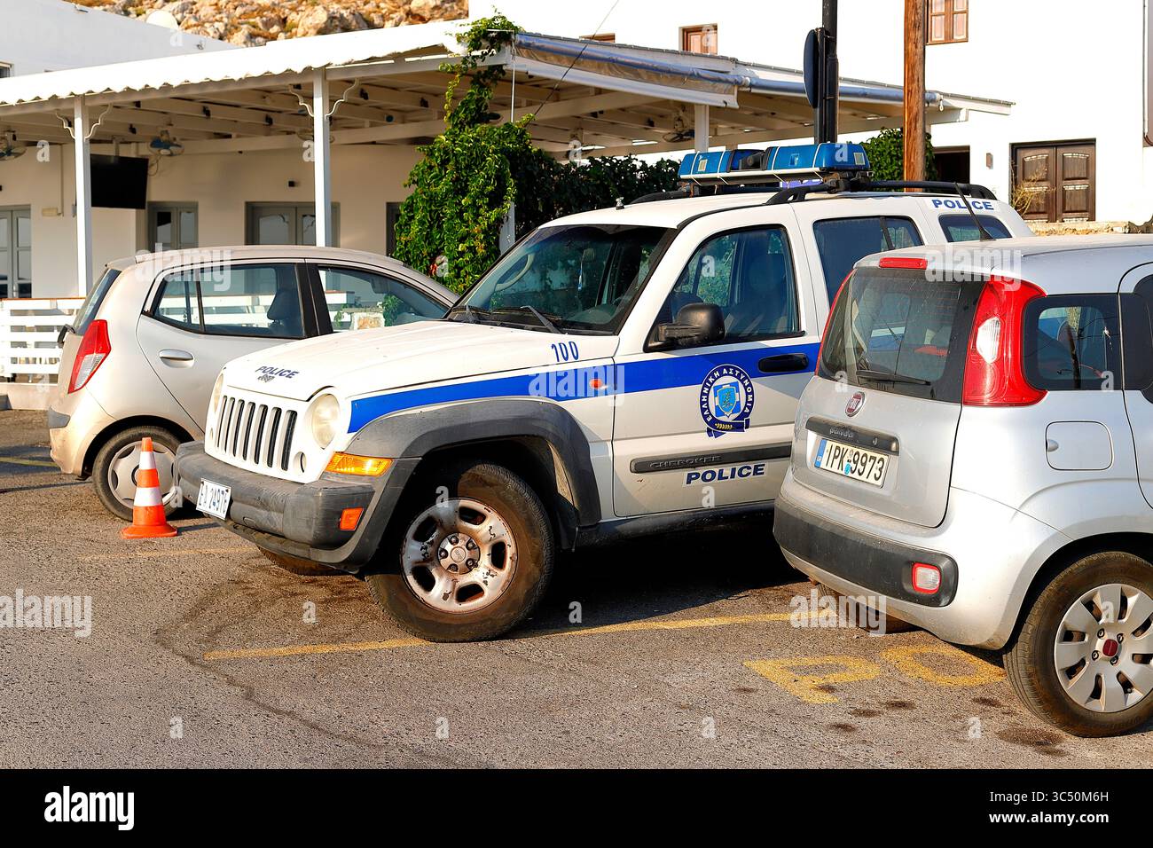 Lindos police vehicles hi-res stock photography and images - Alamy
