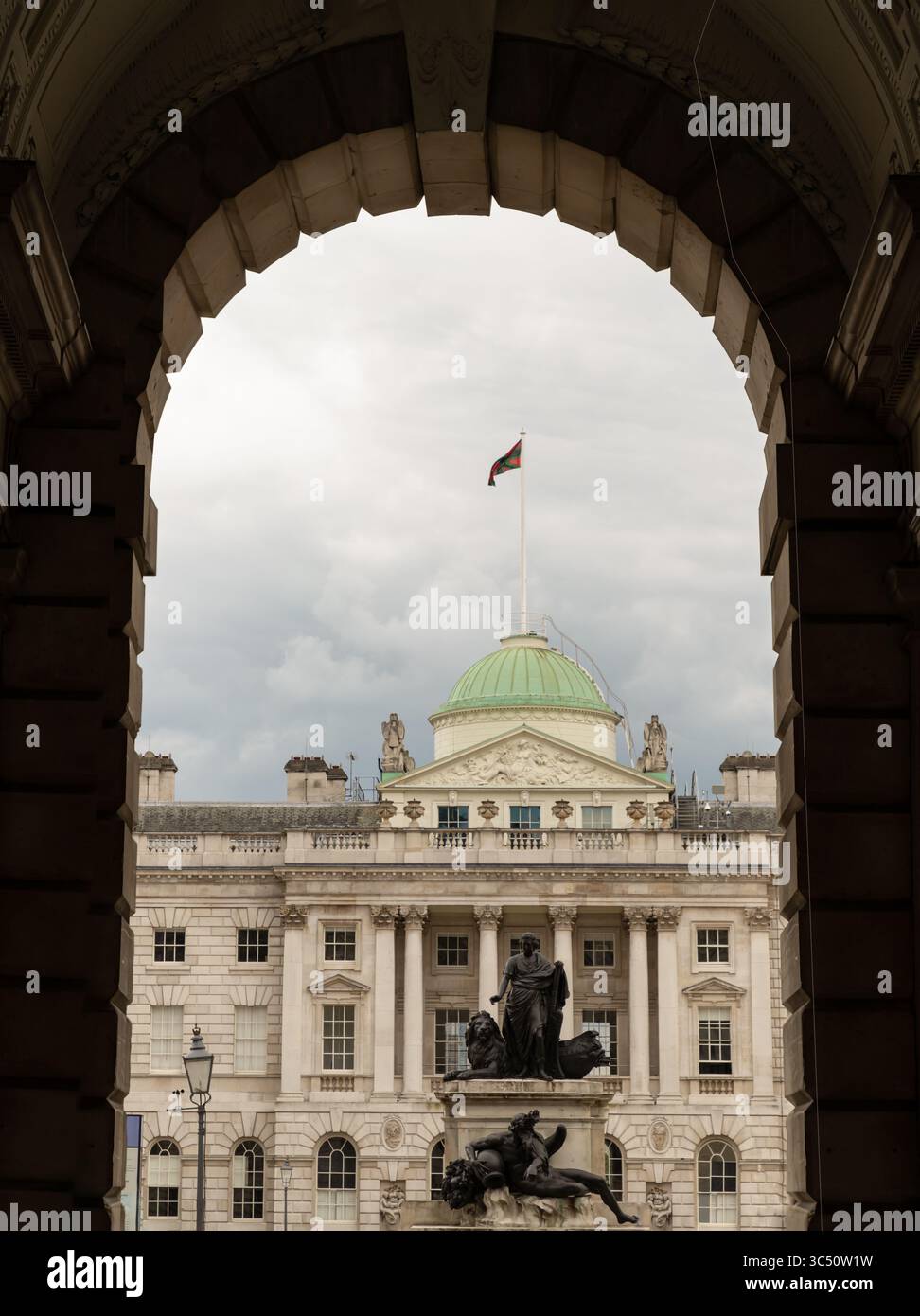 London, UK - Jul 27, 2025 - a large neoclassical building of Somerset ...