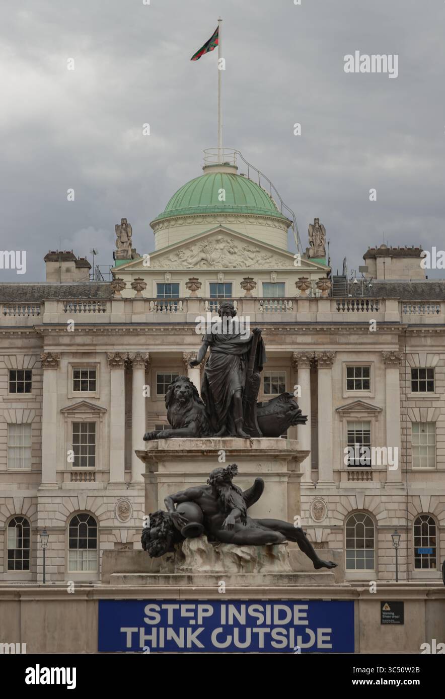 London, UK - Jul 27, 2025 - a large neoclassical building of Somerset ...