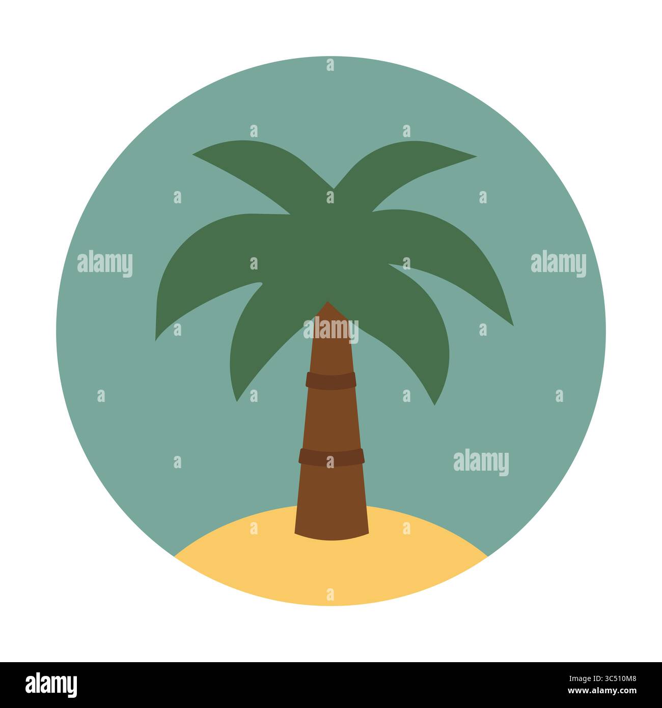 Tourist vacation on sandy Stock Vector Images - Alamy