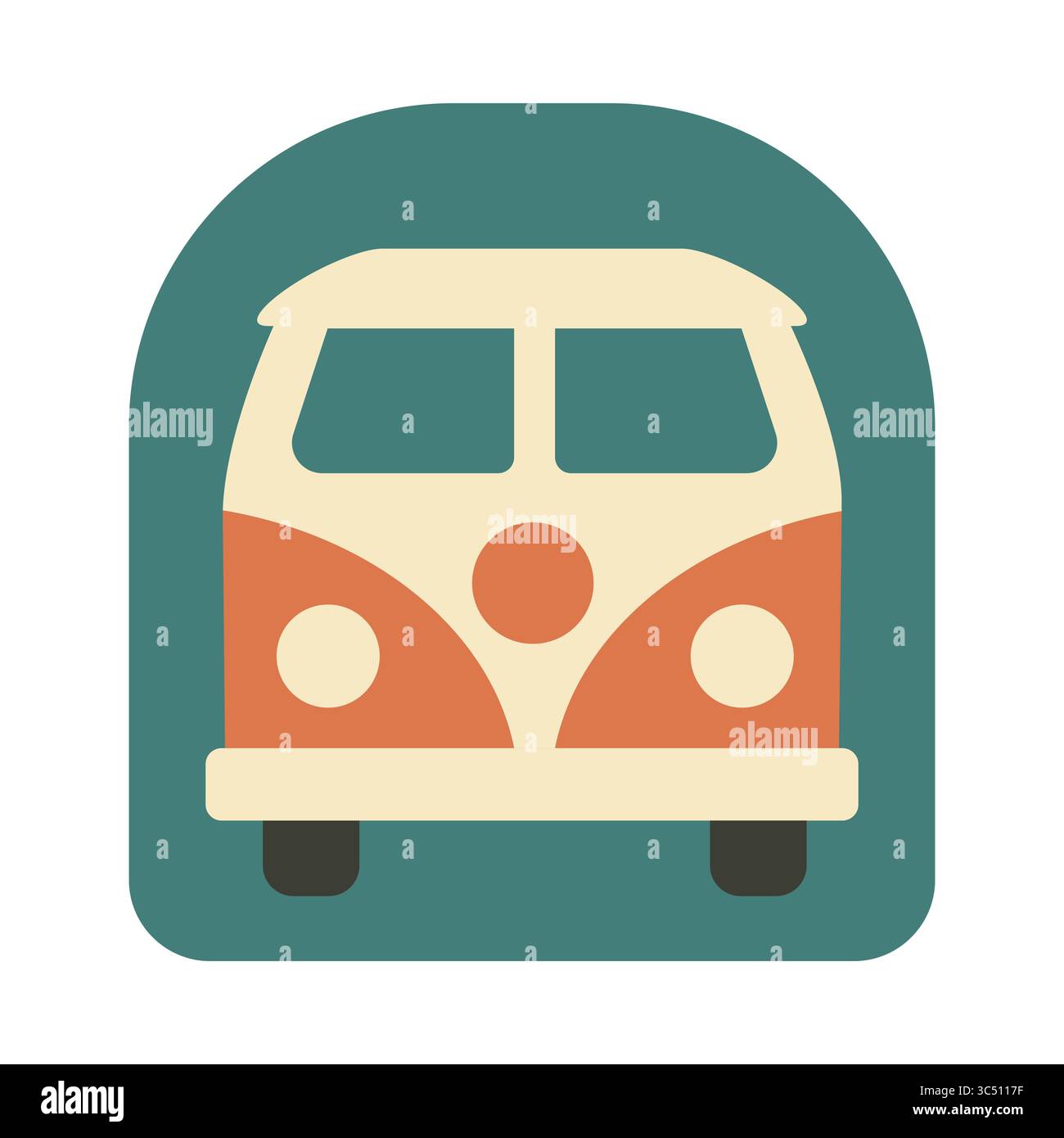 Camper van adventure in Cut Out Stock Images & Pictures - Alamy