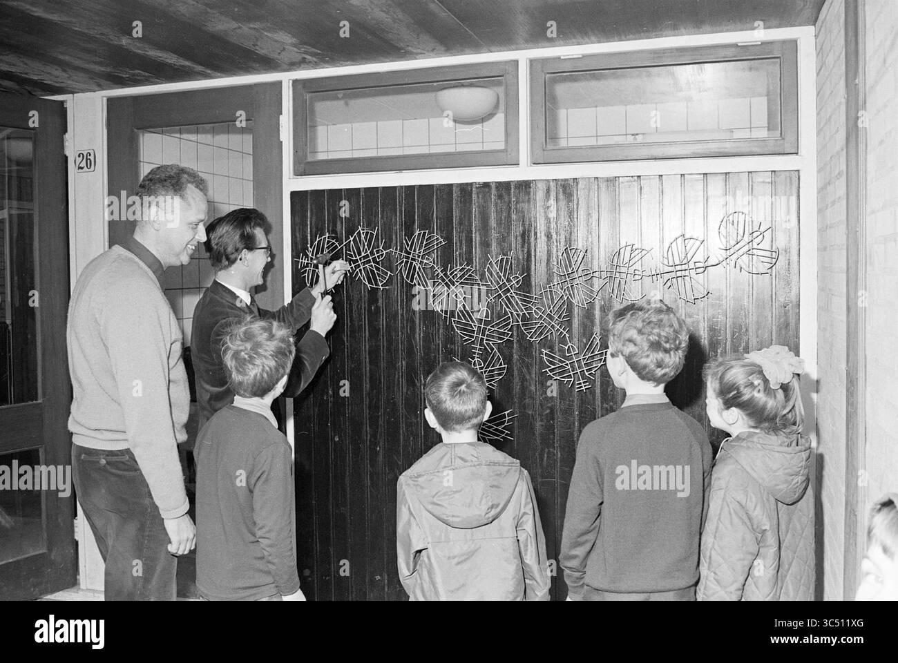 Decorations outside building Black and White Stock Photos & Images - Alamy