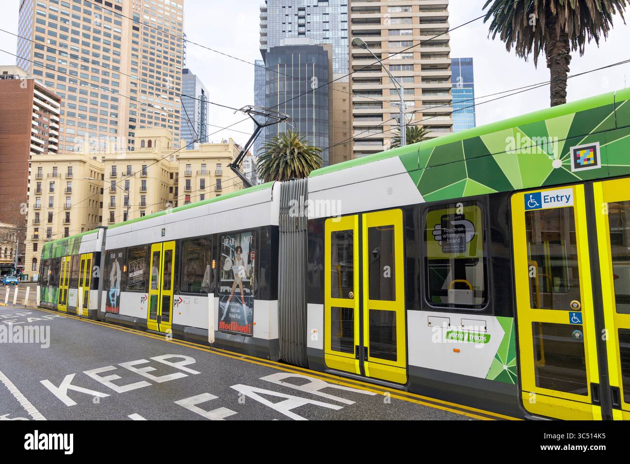 Melbourne,Victoria,Australia, Melbourne public transport tram at ...