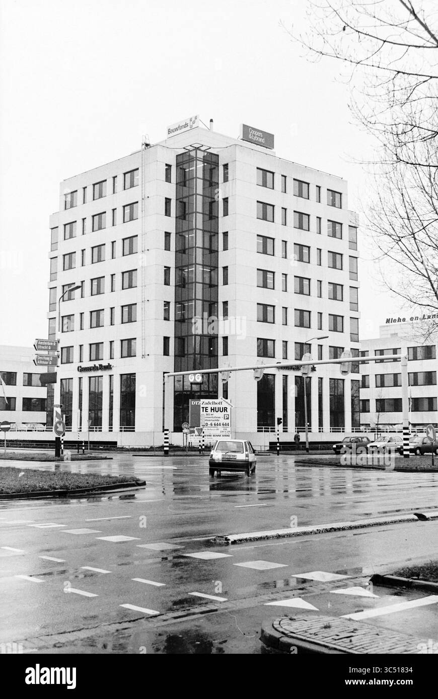 Exterior of an office building Whizgle News, Dutch Desk, The ...