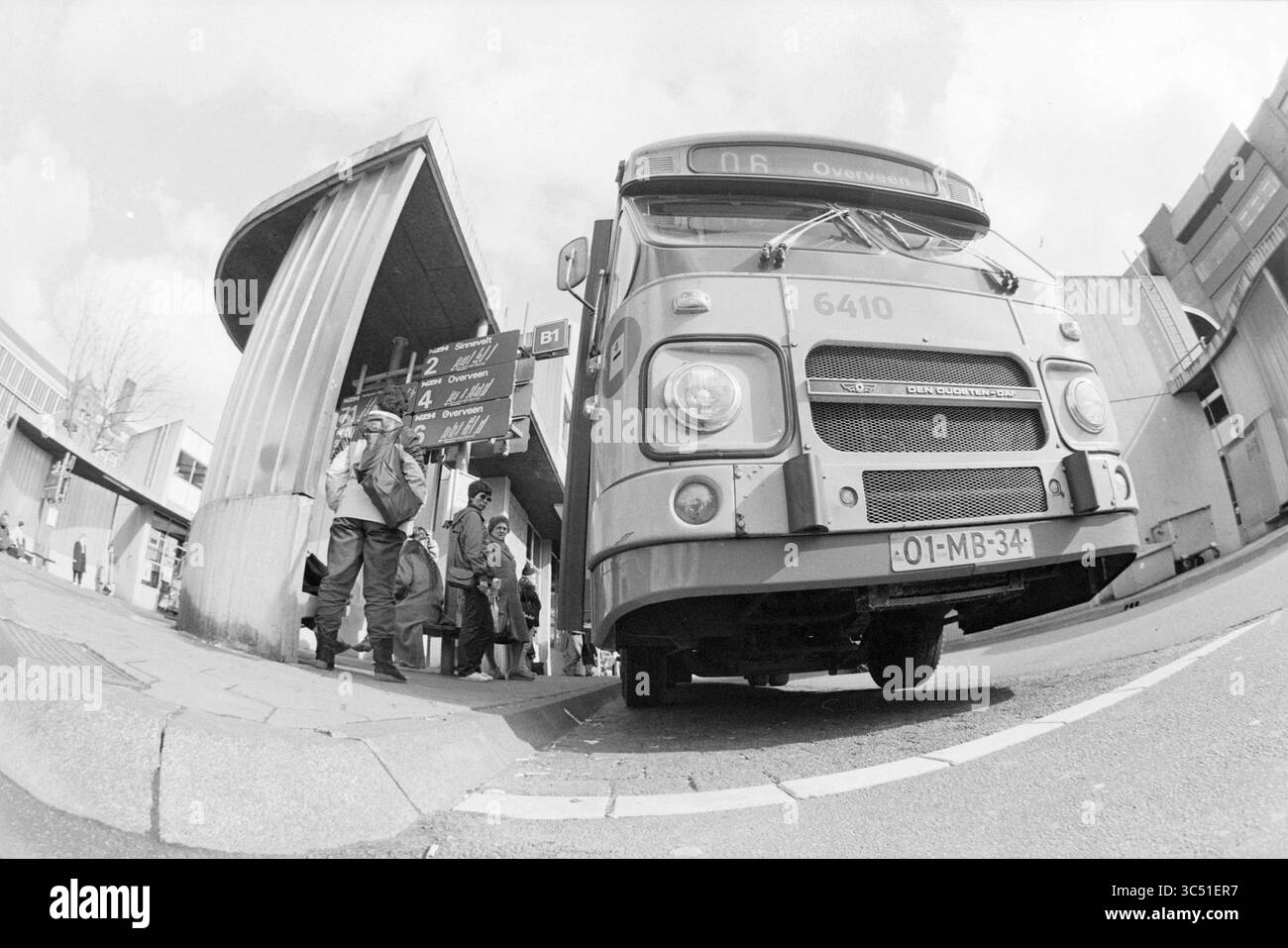 NZH buses with fish eye, Noord Zuid Hollandse Vervoersmaatschappij N.V ...