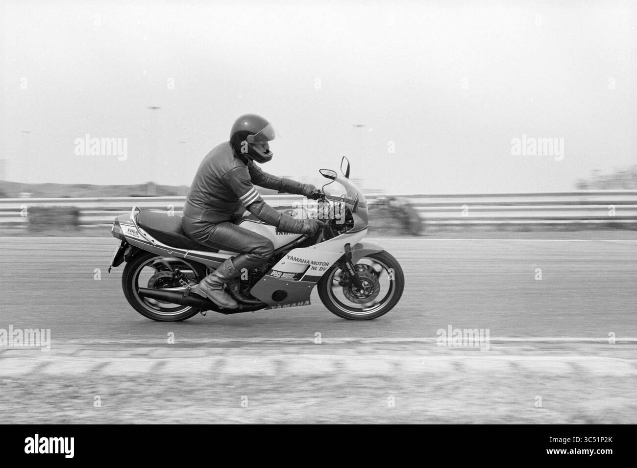 Leather gear for motorcycles Black and White Stock Photos & Images - Alamy