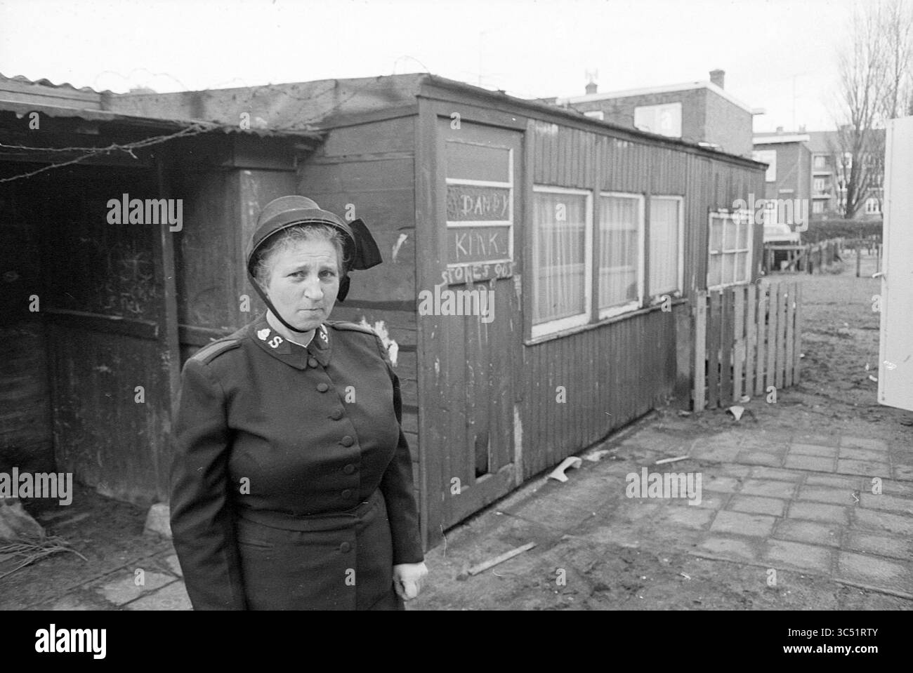 Modest wooden structure Black and White Stock Photos & Images - Alamy