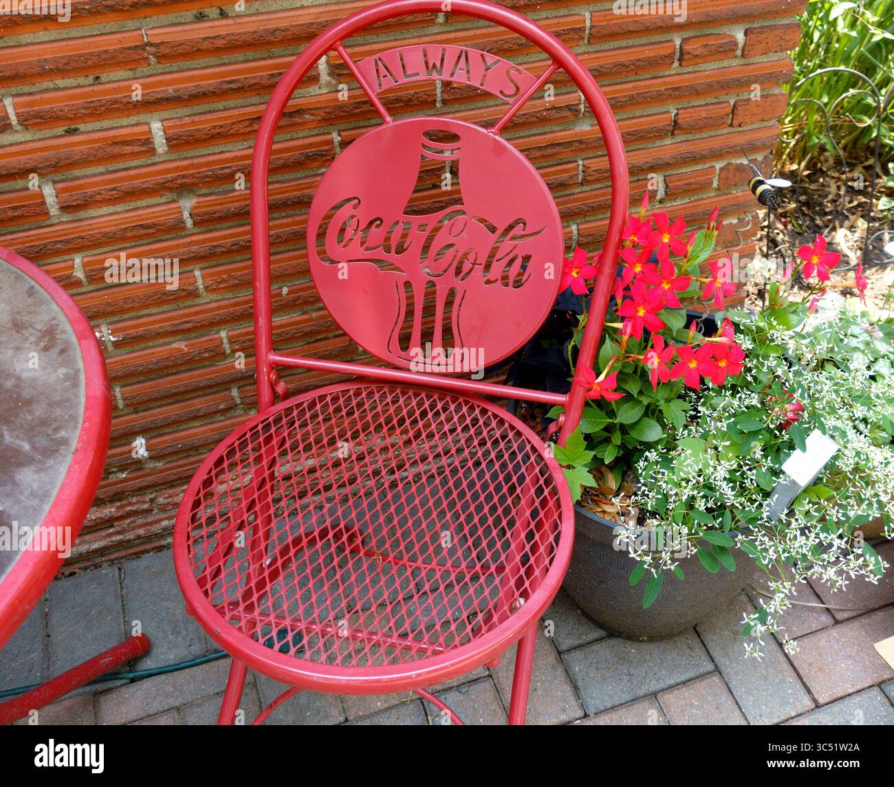 Coca cola bistro ice cream chair hi-res stock photography and images ...
