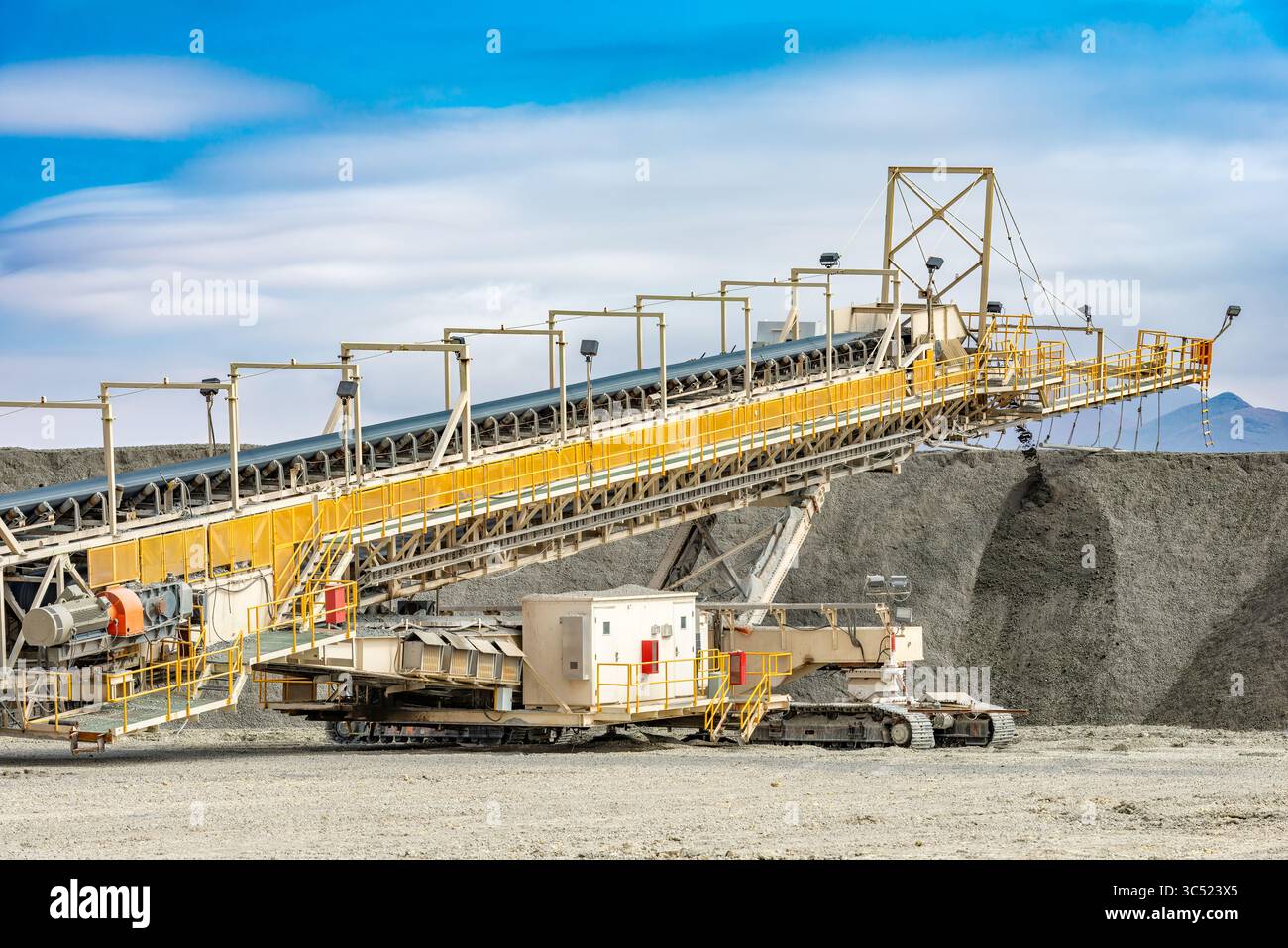 Industrial mining pit heap leaching hi-res stock photography and images ...