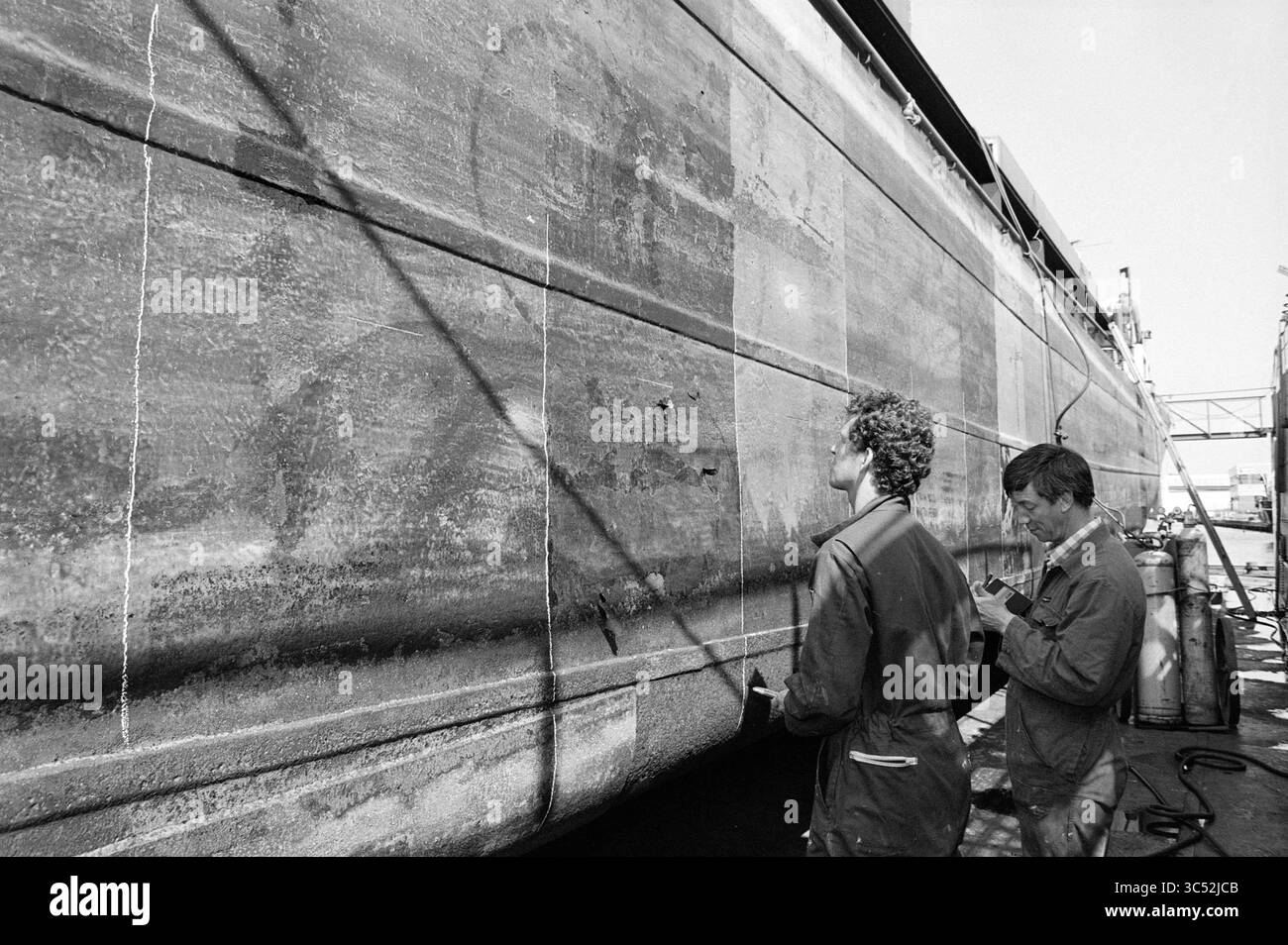 Which would examine its structure Black and White Stock Photos & Images ...