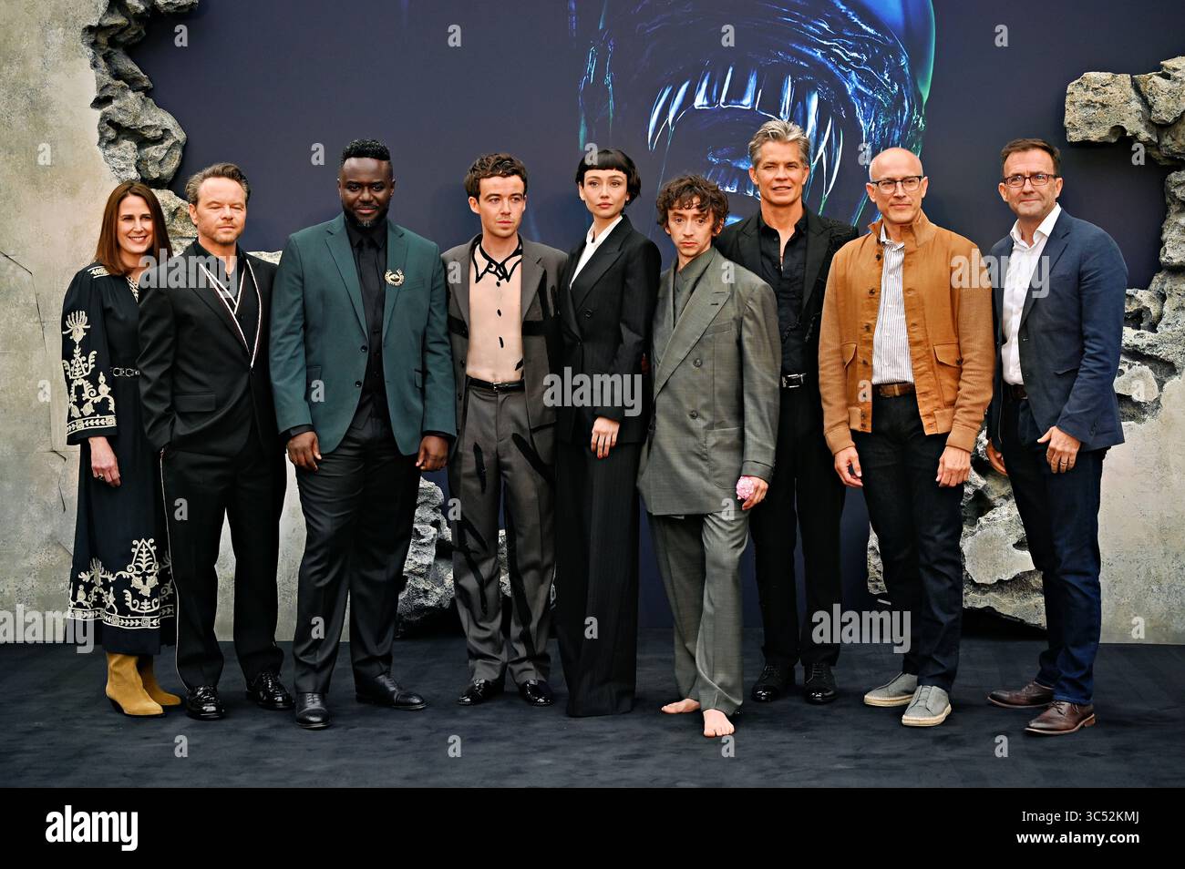 LONDON, UK. 29th July, 2025. Gina Balian, Noah Hawley, Babou Ceesay ...