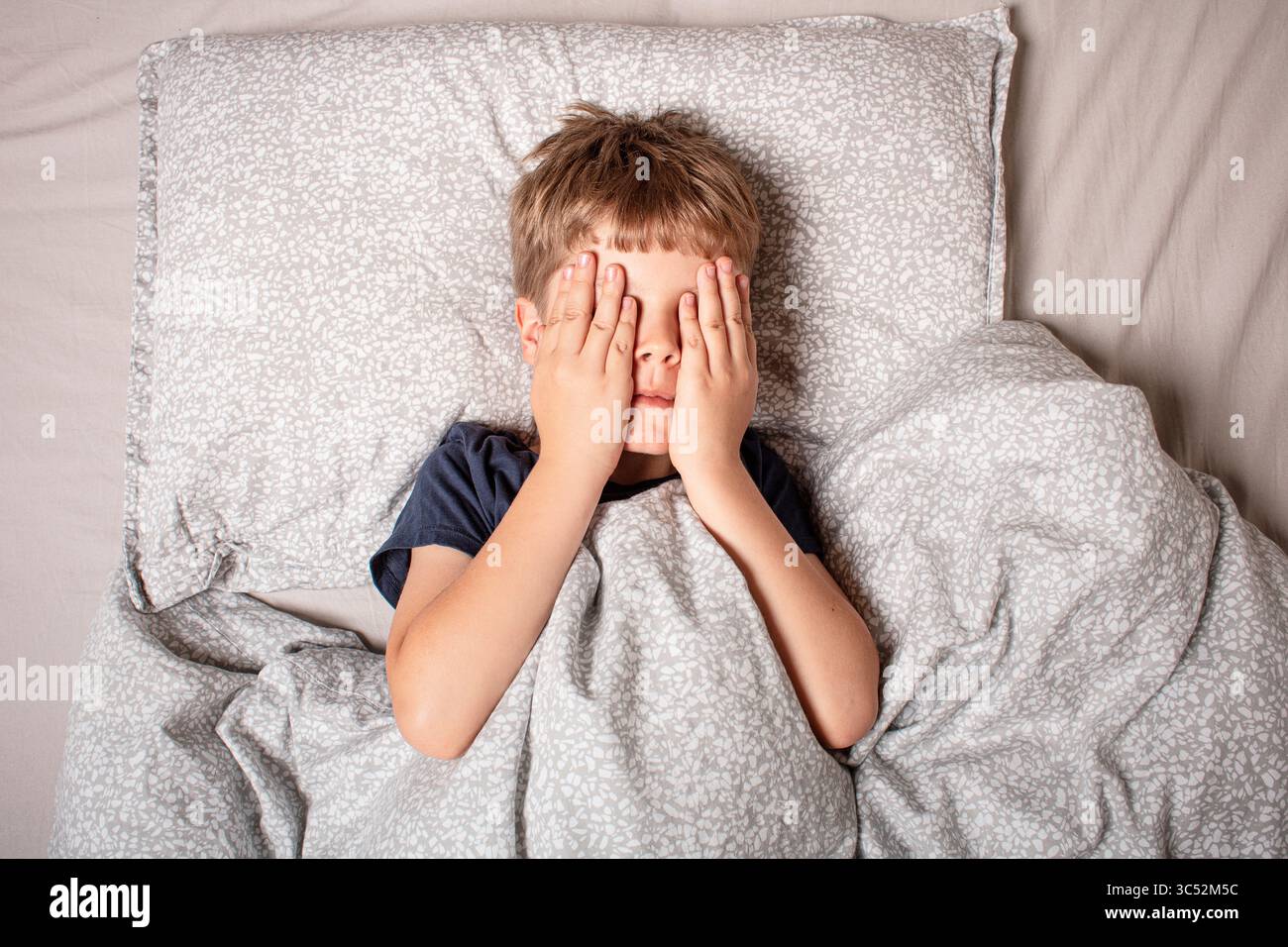 The child was scared before going to bed. Night terrors in a child. The ...
