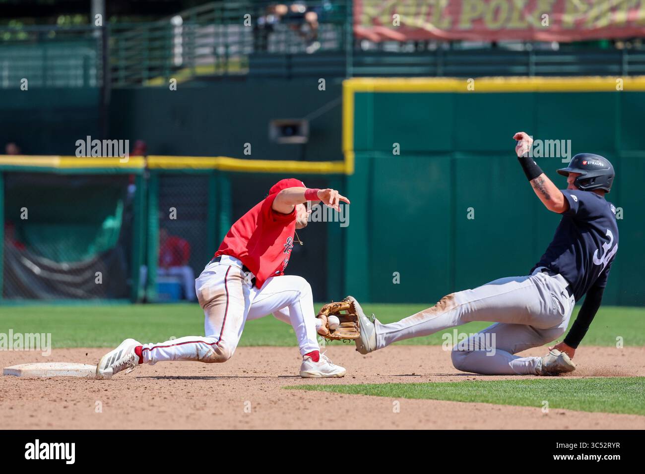 July 27th, 2025: Rochester Red Wings infielder Jackson Cluff (5) makes ...