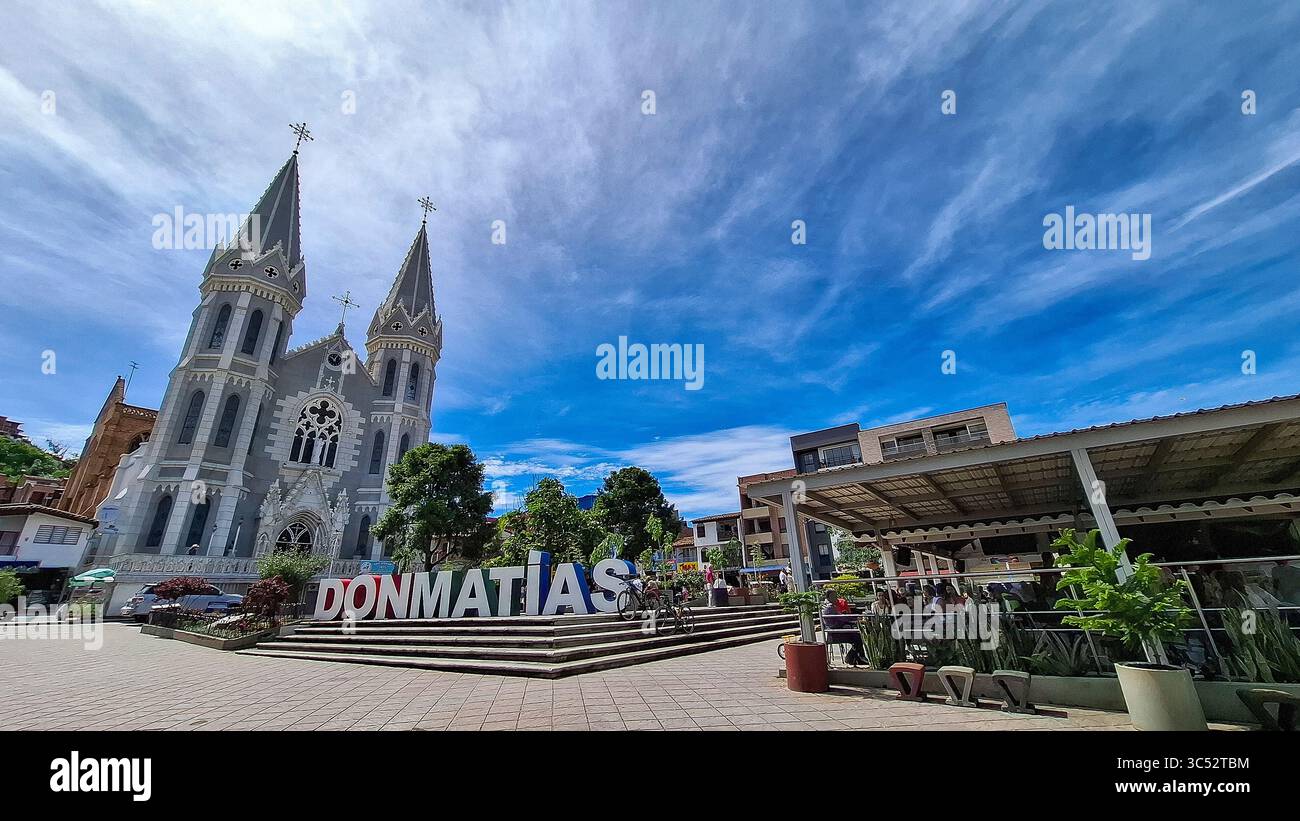 Donmatias, Antioquia, Colombia. June 15, 2025. Our Lady of the Rosary ...
