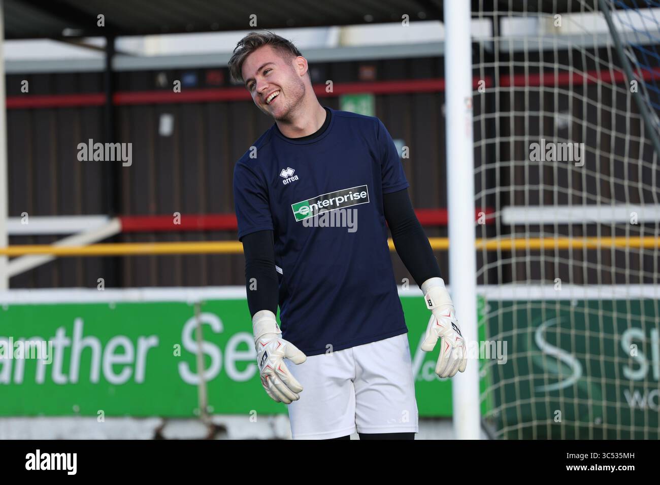 Chelmsford City FC trialist seen before the match between Witham Town ...