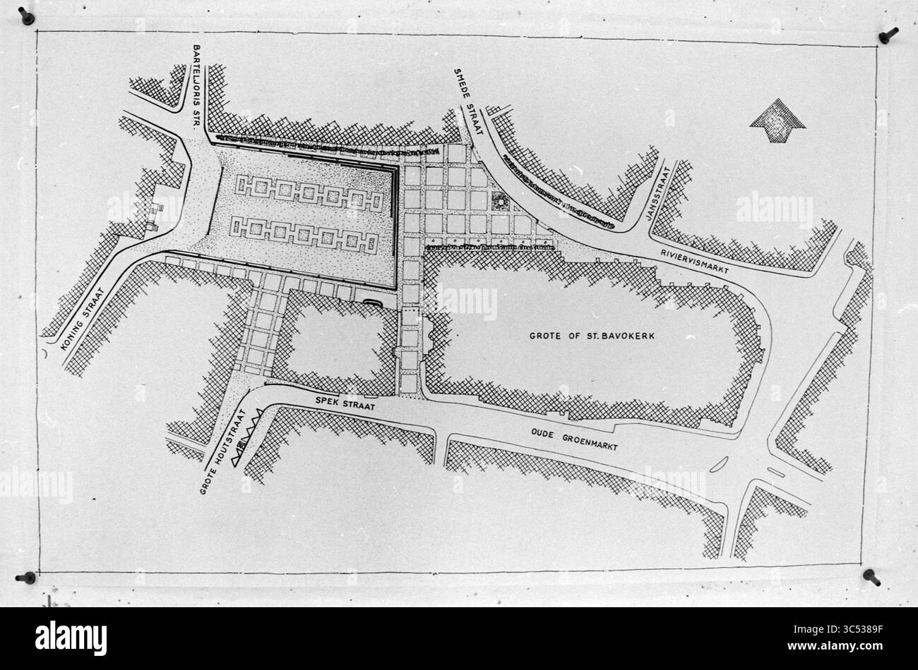 Prominent landmarks labeled hi-res stock photography and images - Alamy