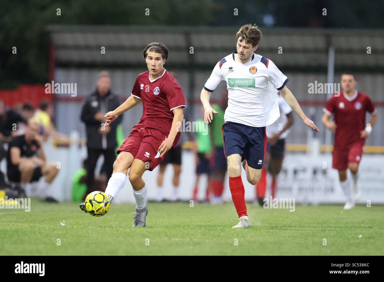 Lester Ward of Chelmsford City Pathway during the match between Witham ...