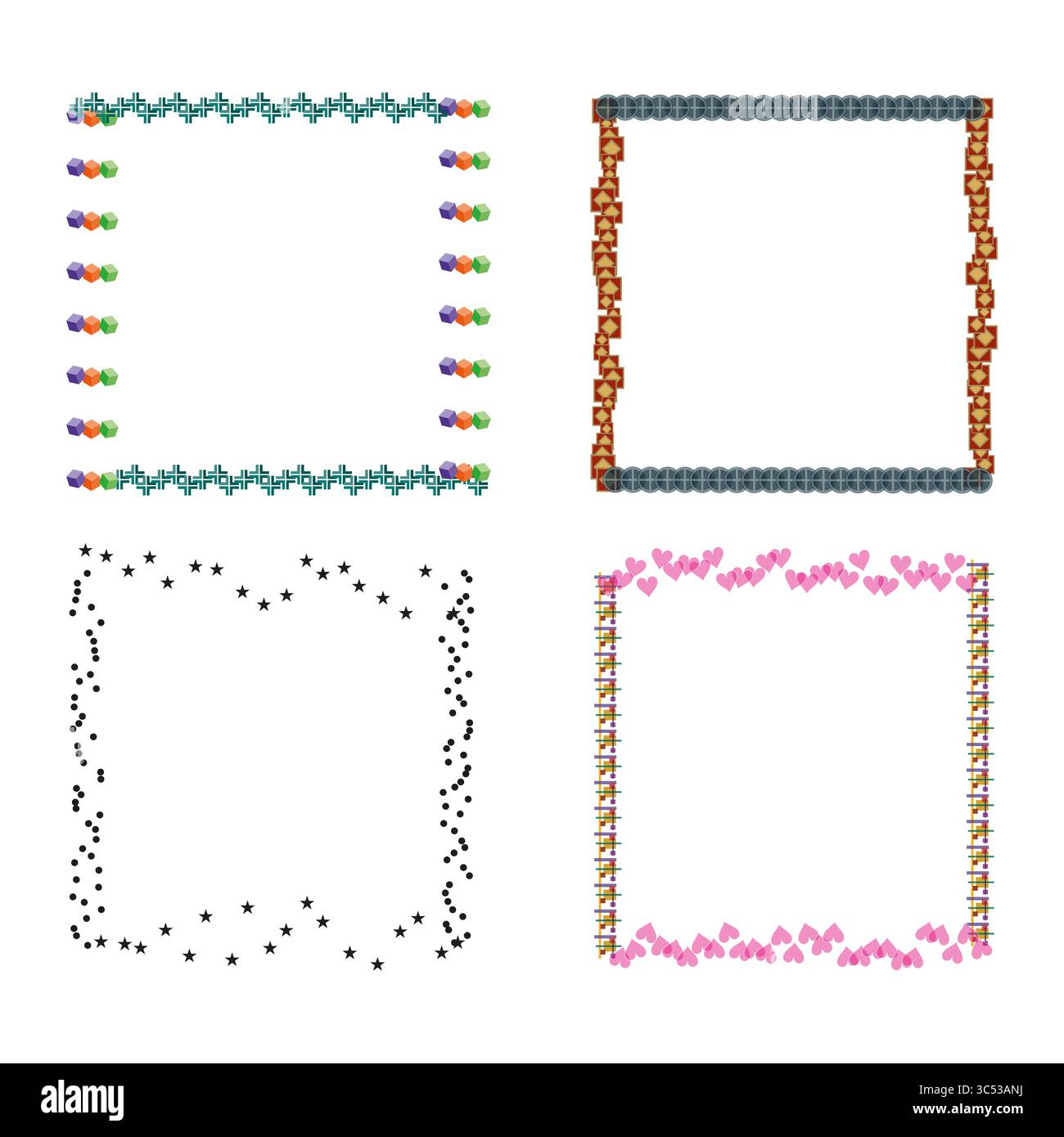 Multicolor frame icon. Vibrant border symbol. Mixed shade edge. Vector ...