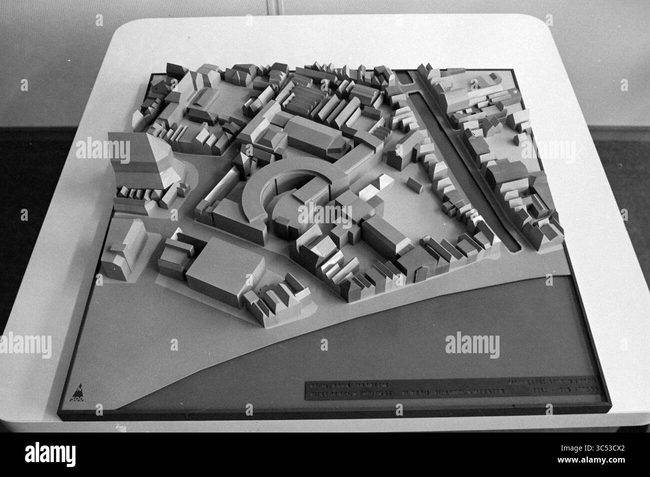 Model courthouse, 31-03-1992 Whizgle News, Dutch Desk, The Netherlands ...