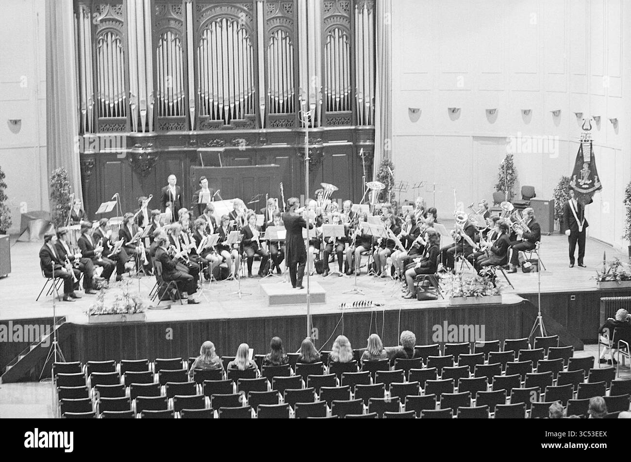Large seating area Black and White Stock Photos & Images - Alamy
