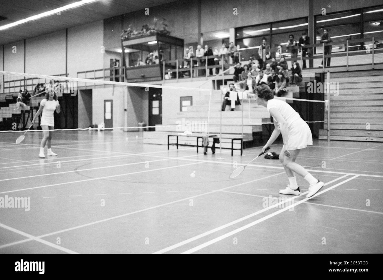 Women's badminton match, 00-05-1979 Whizgle News, Dutch Desk, The ...