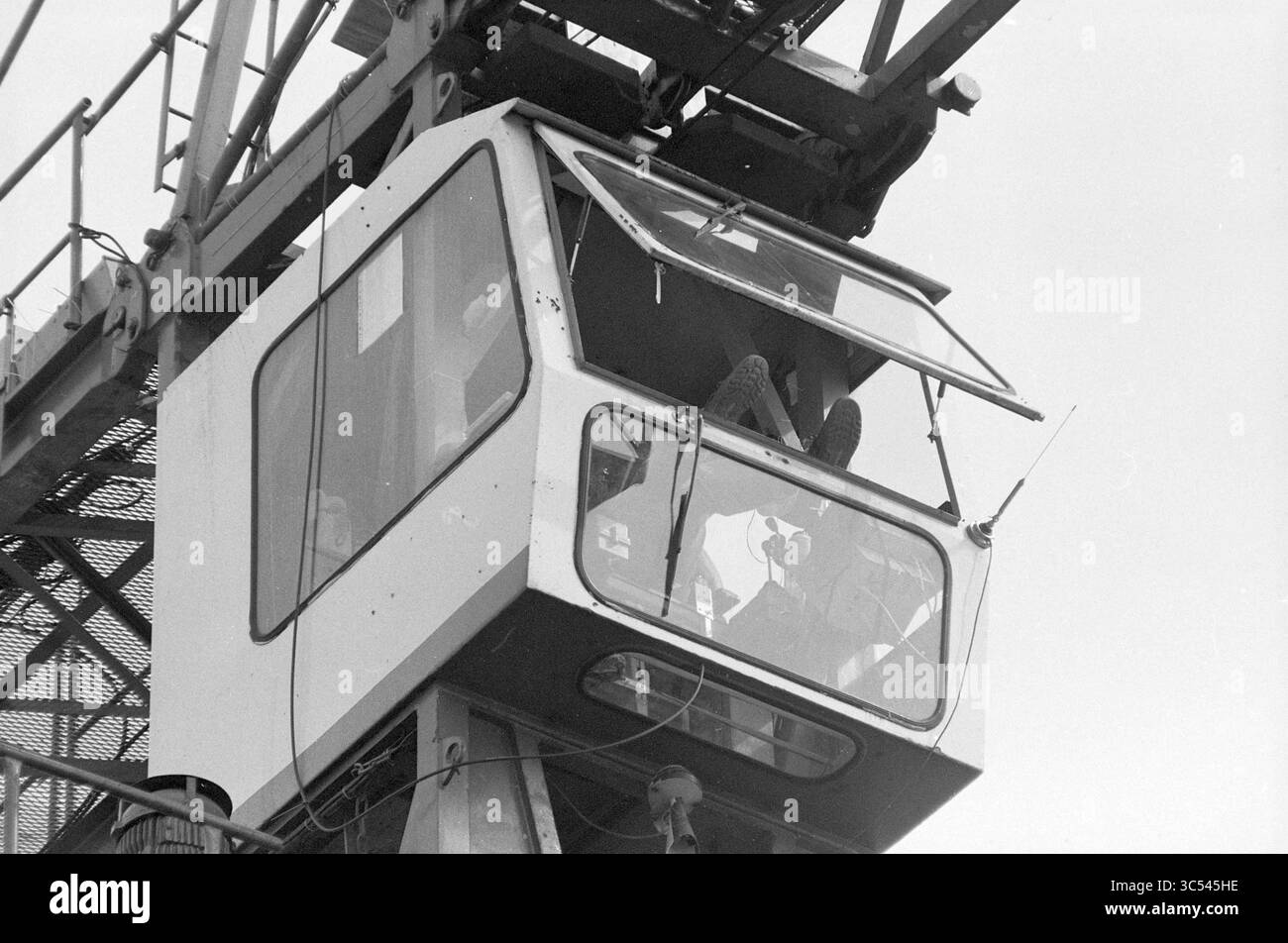 Machinery seen inside crane hi-res stock photography and images - Alamy