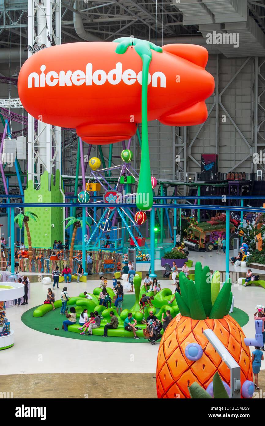 East Rutherford, NJ - US - Jul 26, 2025 The vibrant Nickelodeon ...