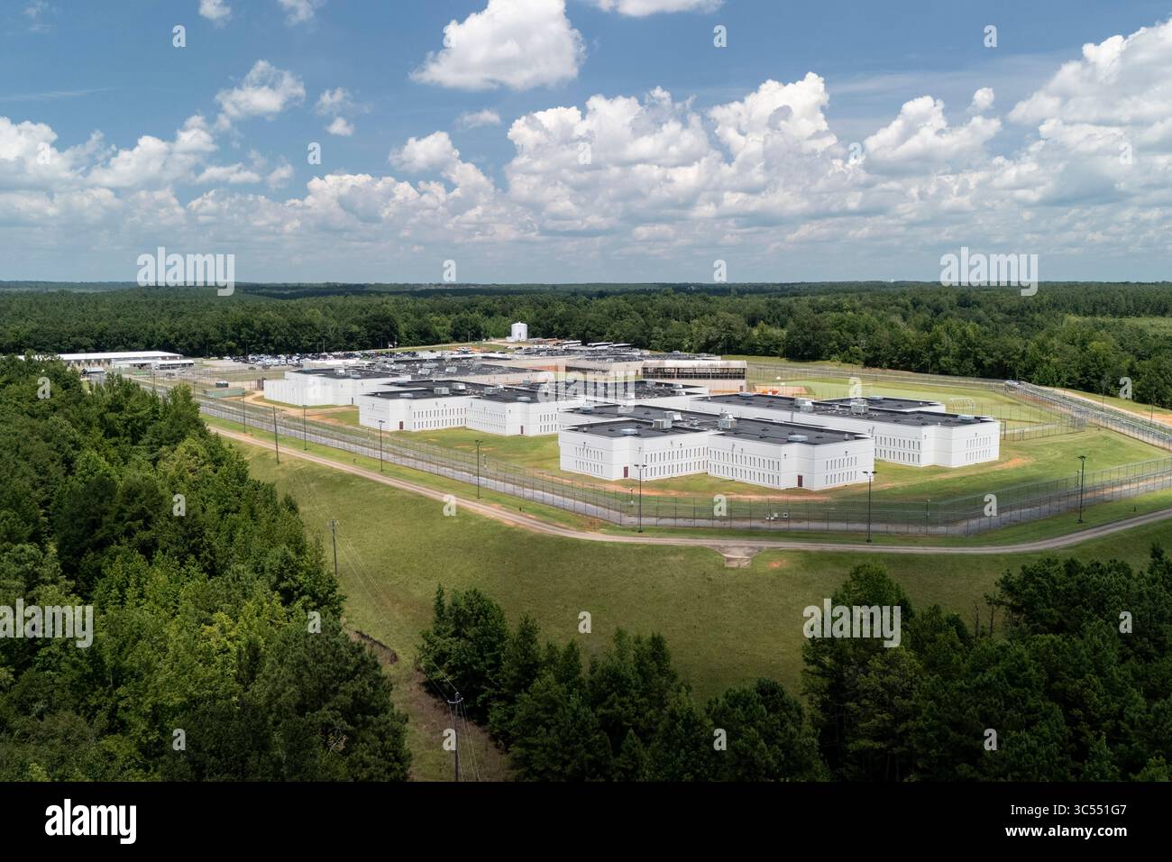 The Stewart Detention Center, a private prison operated by CoreCivic ...