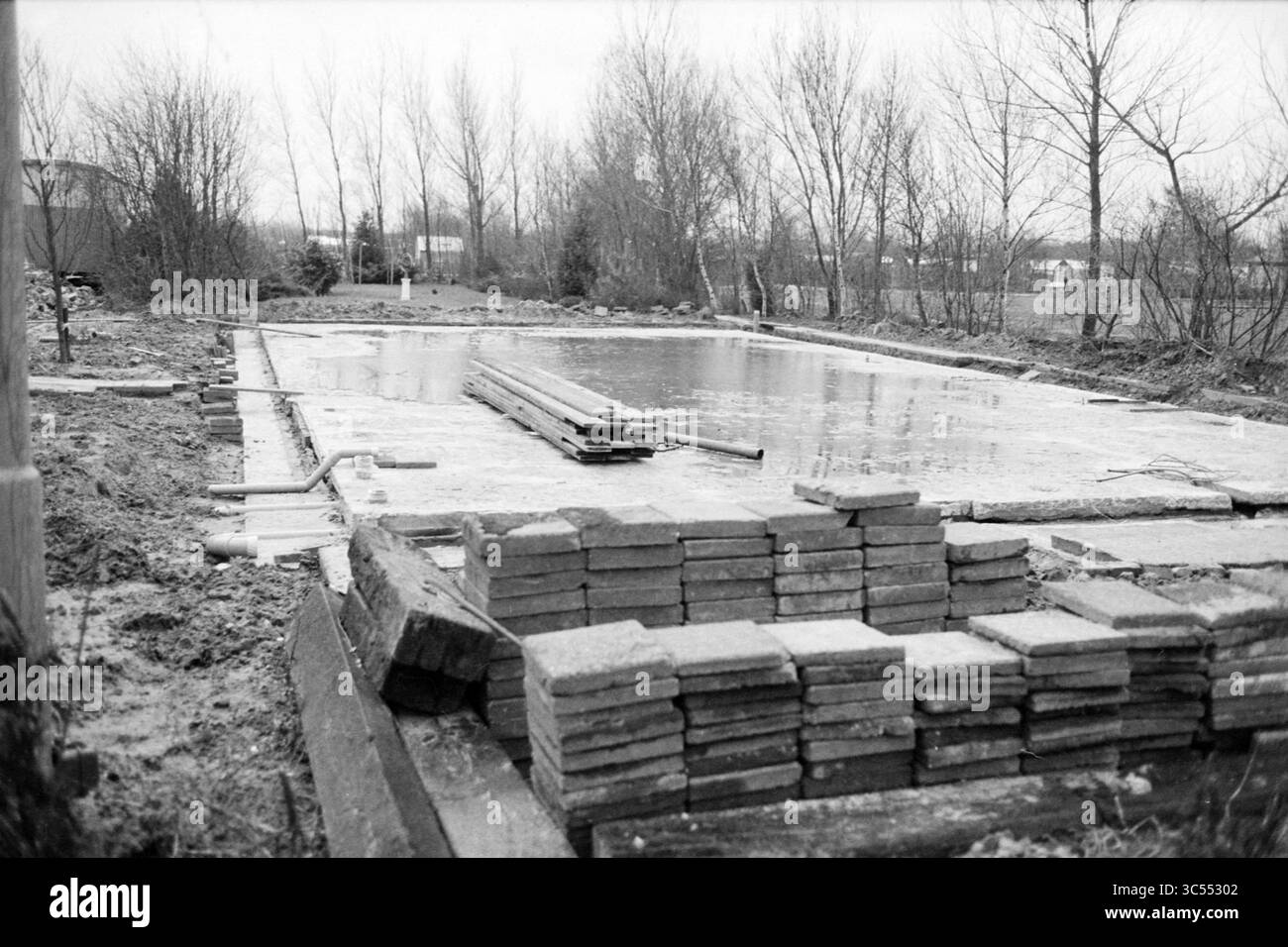 Canteen allotment gardens complex heemskerk hi-res stock photography ...