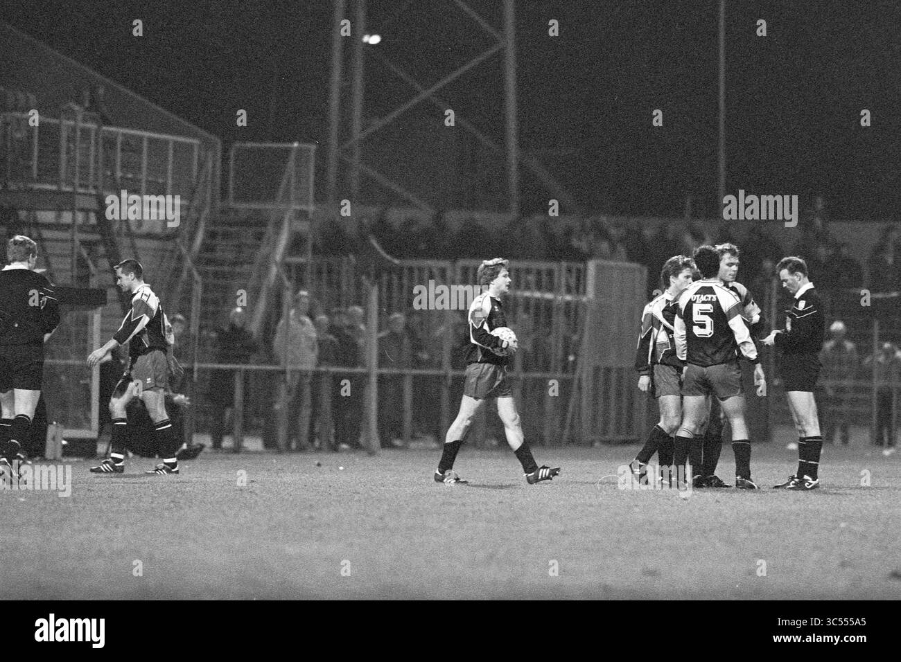 Small football crowd Black and White Stock Photos & Images - Alamy