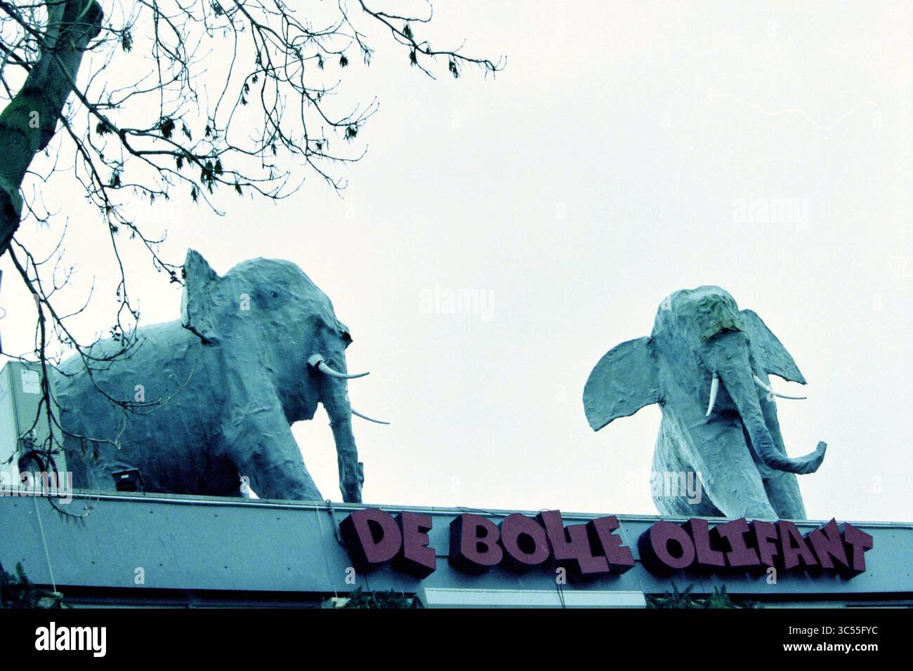 1950 2000 two large elephant sculptures hi-res stock photography and ...