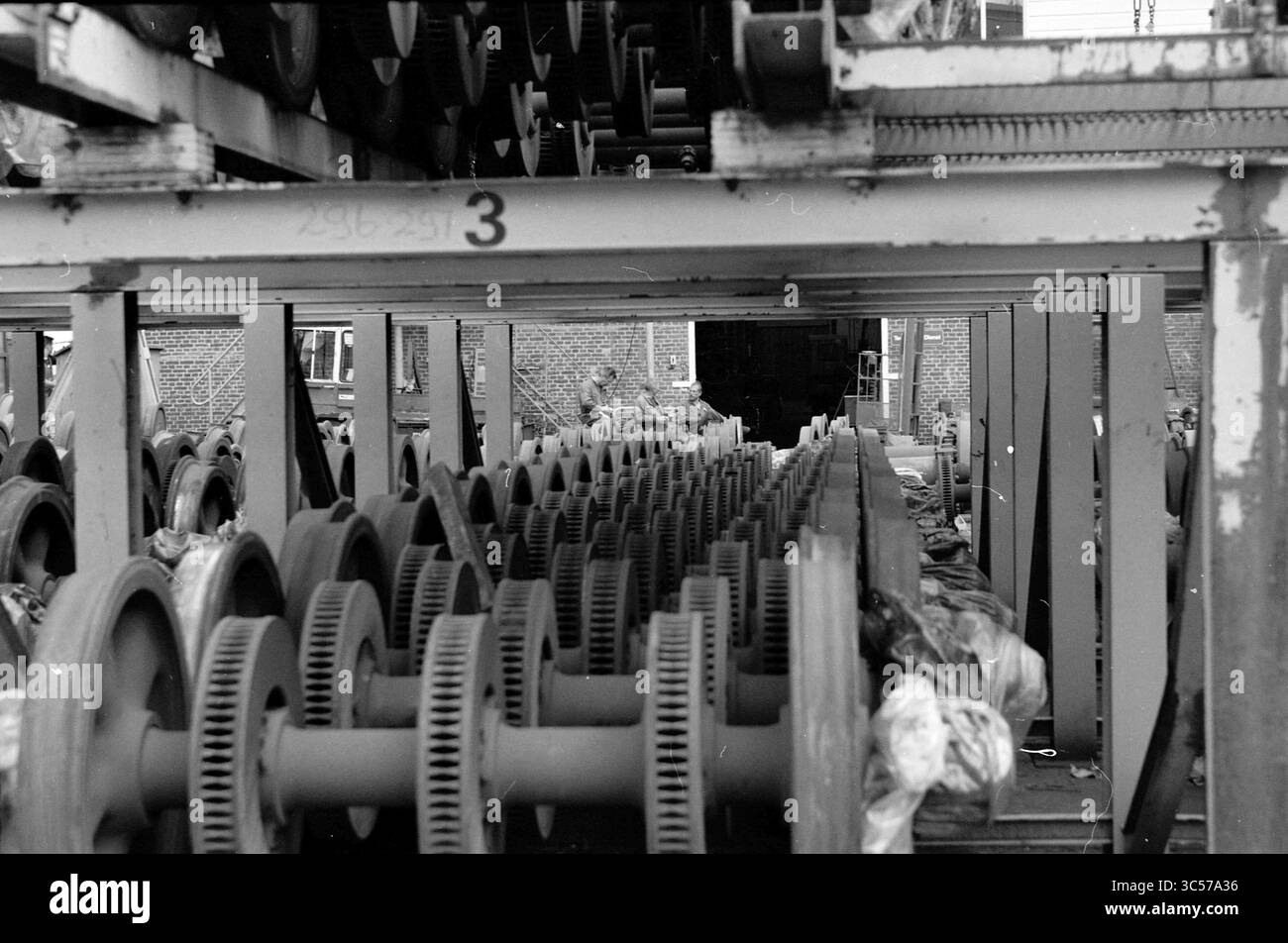 Large metal industrial wheel Black and White Stock Photos & Images - Alamy