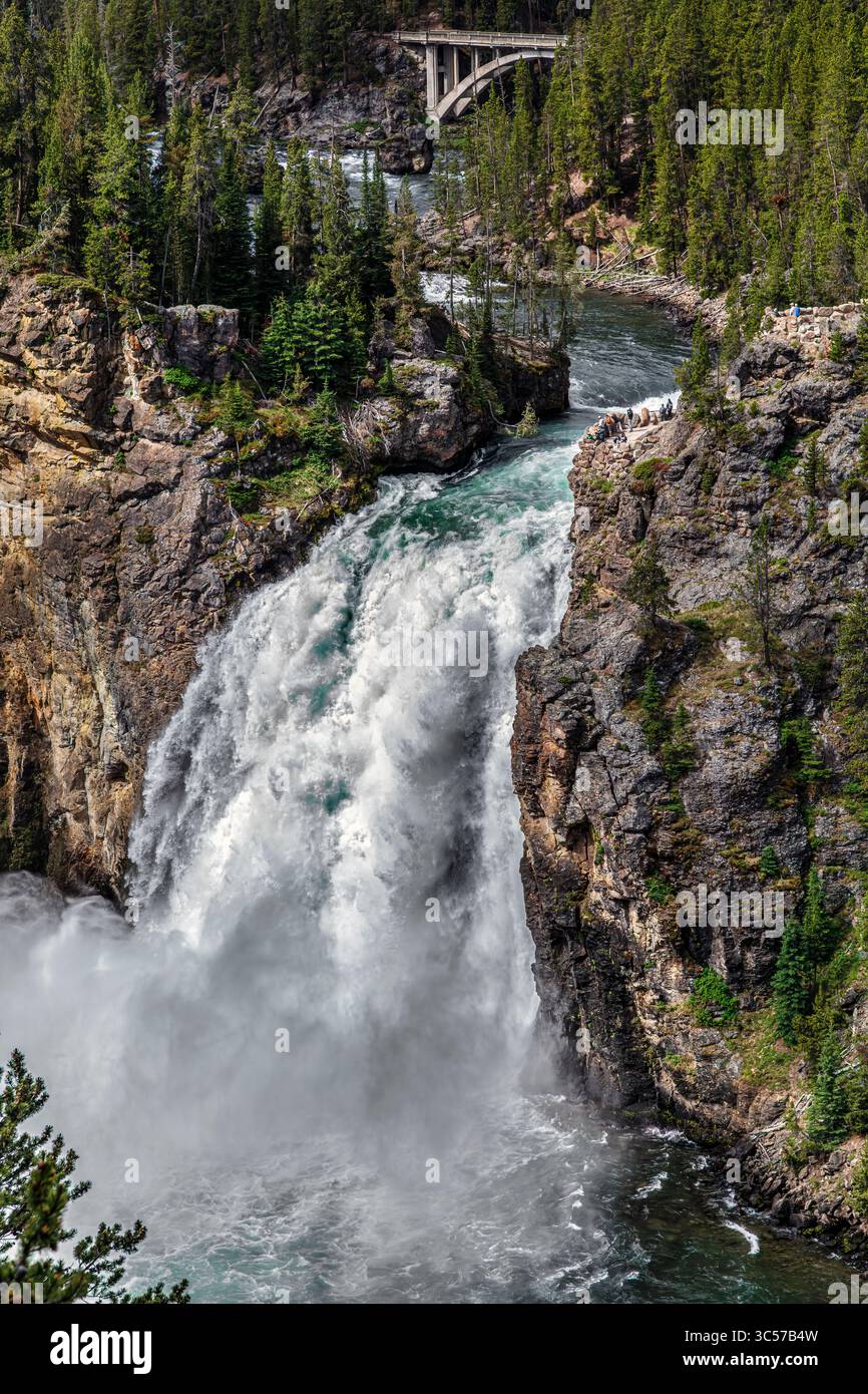 Grand canyon yellowstone waterfall hi-res stock photography and images - Alamy