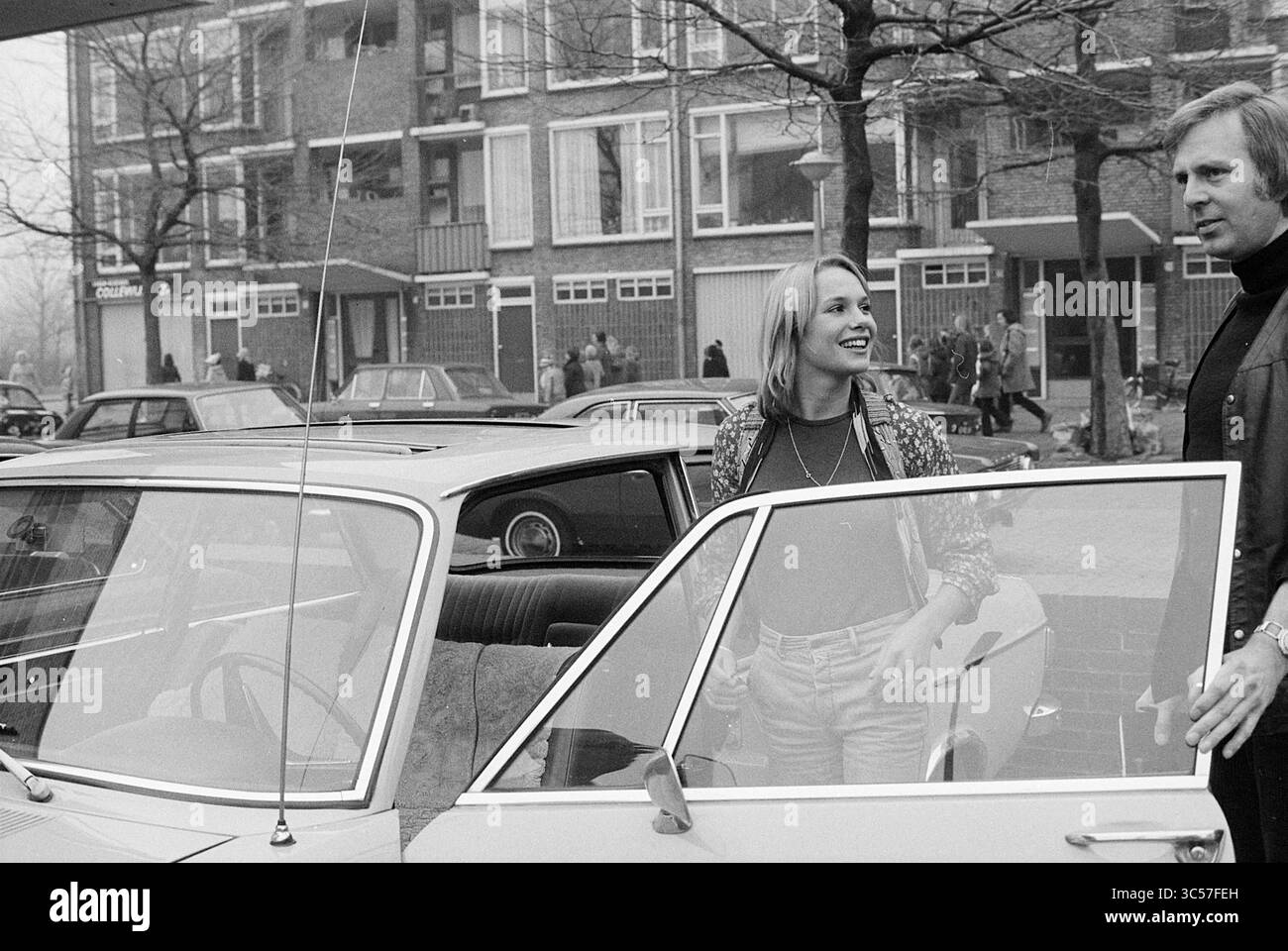 Man driving a van Black and White Stock Photos & Images - Alamy