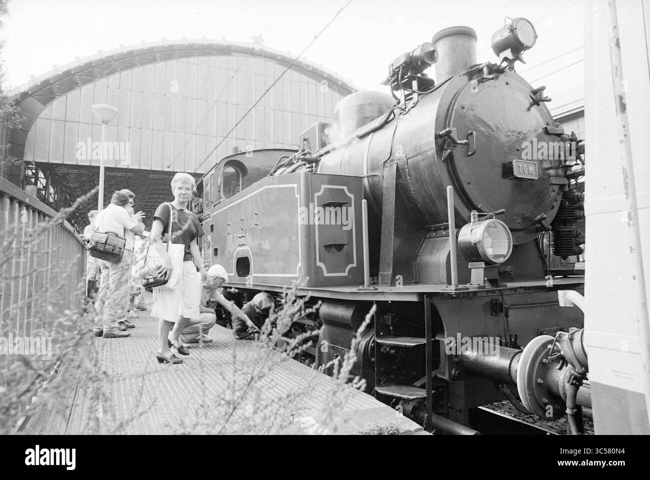 Bello steam train Haarlem, Trains, Haarlem, The Netherlands, 22-09-1989 ...
