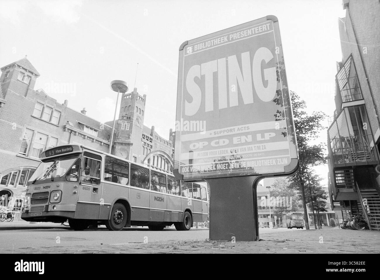 Large promotional billboard announcing hi-res stock photography and ...