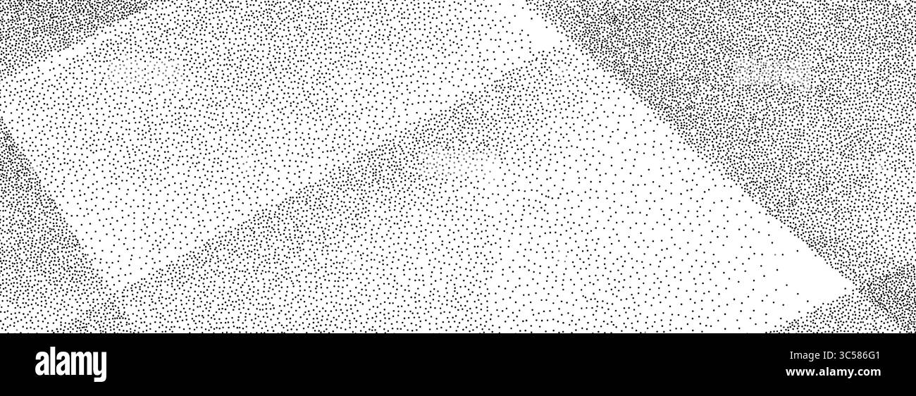 Black stippled folded paper texture. Rough dotted crumpled background ...